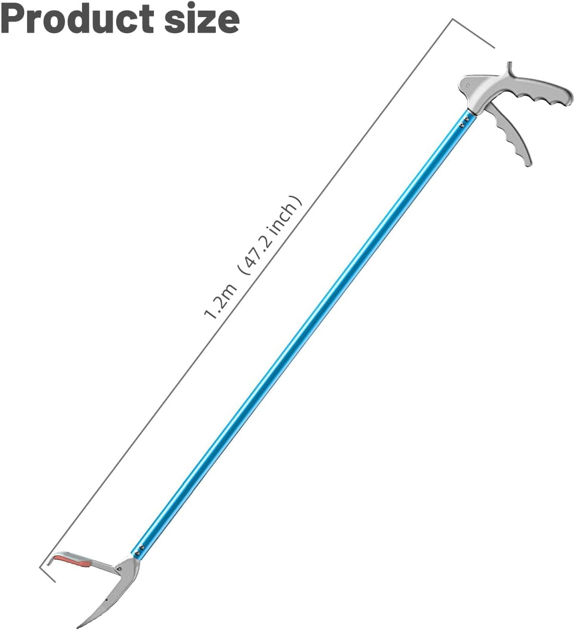 Professional 47.2-inch Aluminum Alloy Snake Grabber Tool with ...