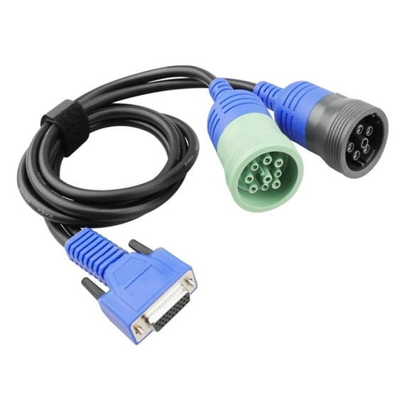 Professional 493148 Truck Diagnostic Adapter Cable Connector, 6+9 Pin ...