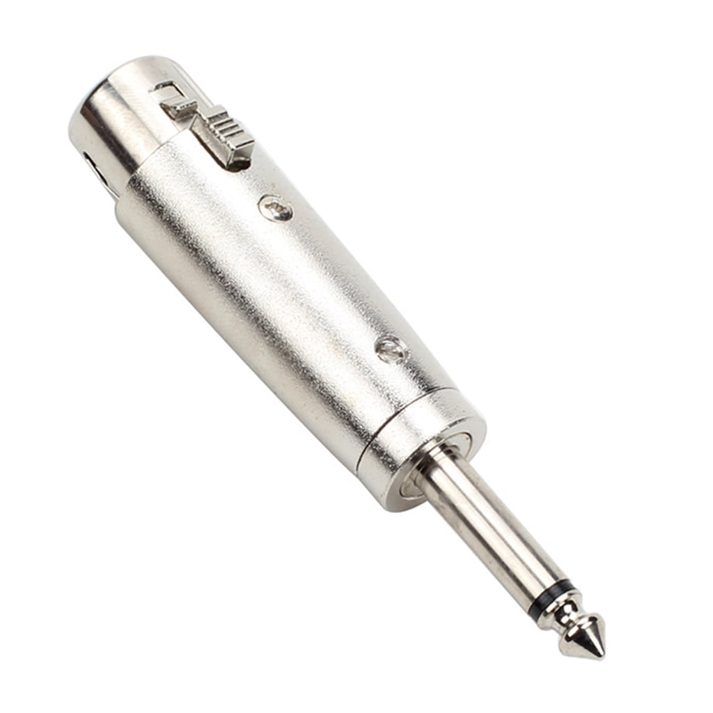 Professional 6.35mm to 3Pin Adapter 1/4inch Mono Male Plug to 3Pin ...