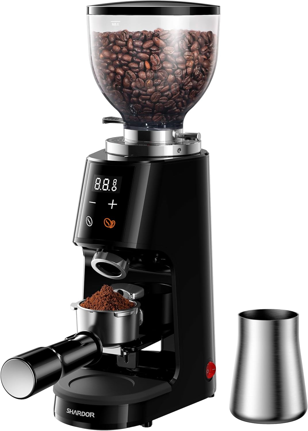 Professional 64mm Burr Coffee Grinder with 100 Grind Settings and All ...