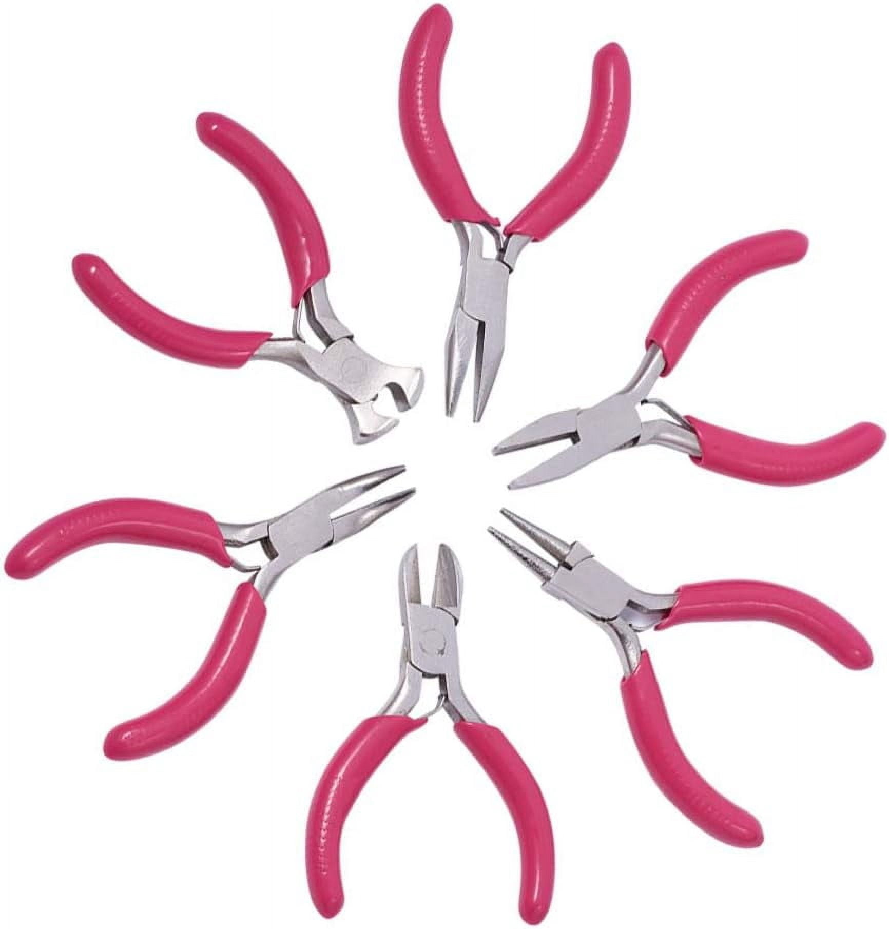 6Pcs Mini Pliers, Ergonomic Chrome Plated Tools, Anti-Rust Carbon Steel ...