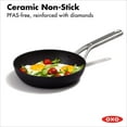 Professional 8" Frying Pan Skillet, Hard Anodized Ceramic Nonstick ...