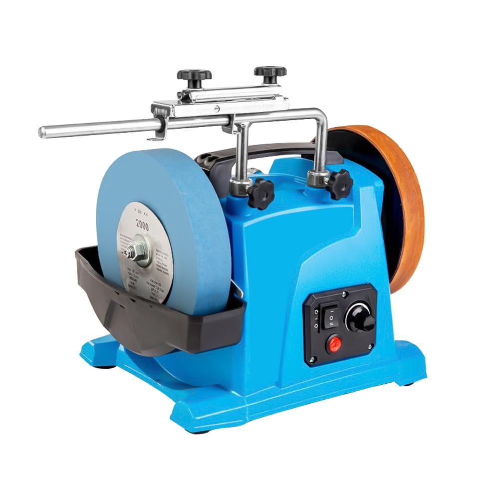 Professional 8-Inch Wet Wheel Sharpener - Dual-Direction Stropping ...
