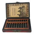 Professional 9 Column Math Abacus with Box,Calculator Counting Tool ...