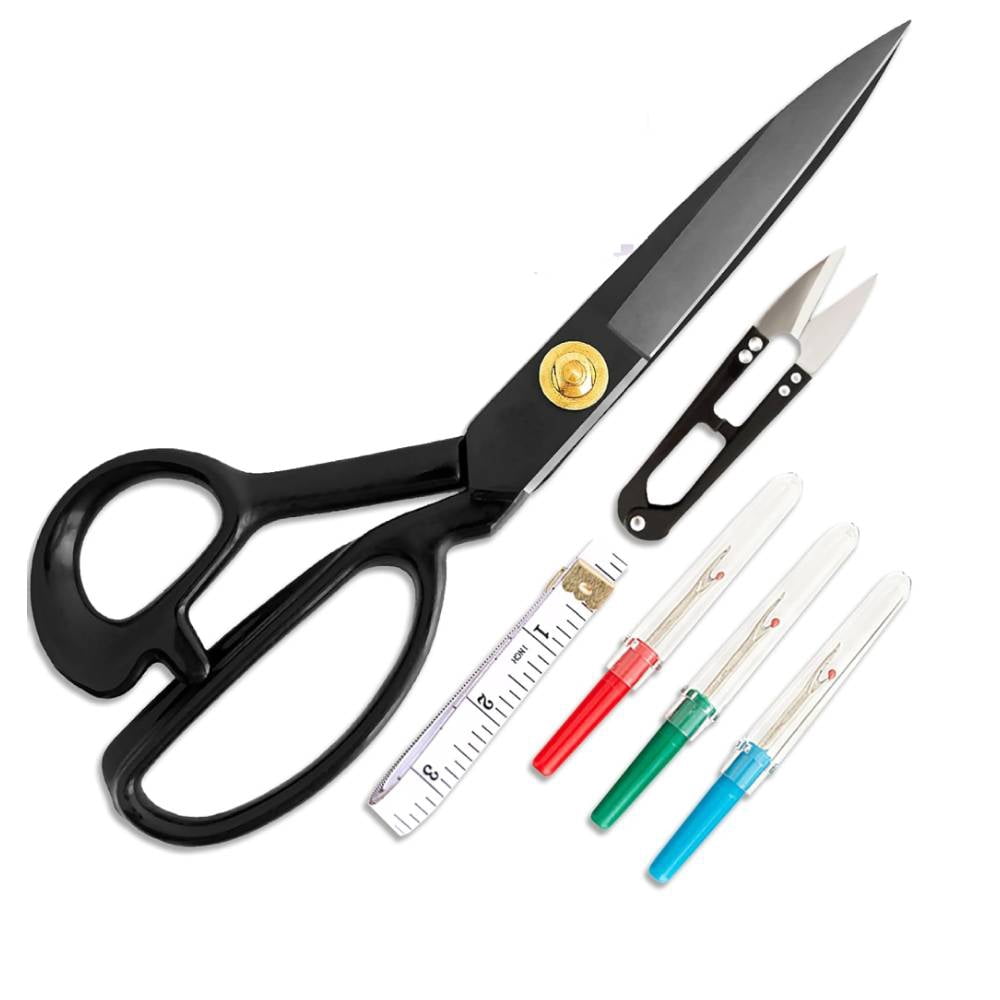 Professional 9 Inch Sewing Scissors for Fabric Cutting - Ultra Sharp ...
