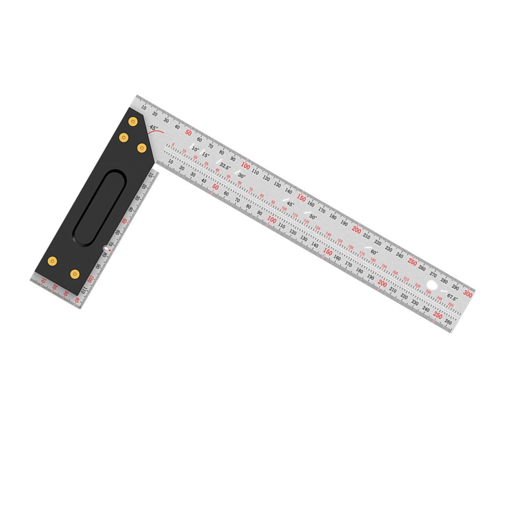 Professional 90° & 45° Angles Marking Rulers Right Angles Square Tool ...
