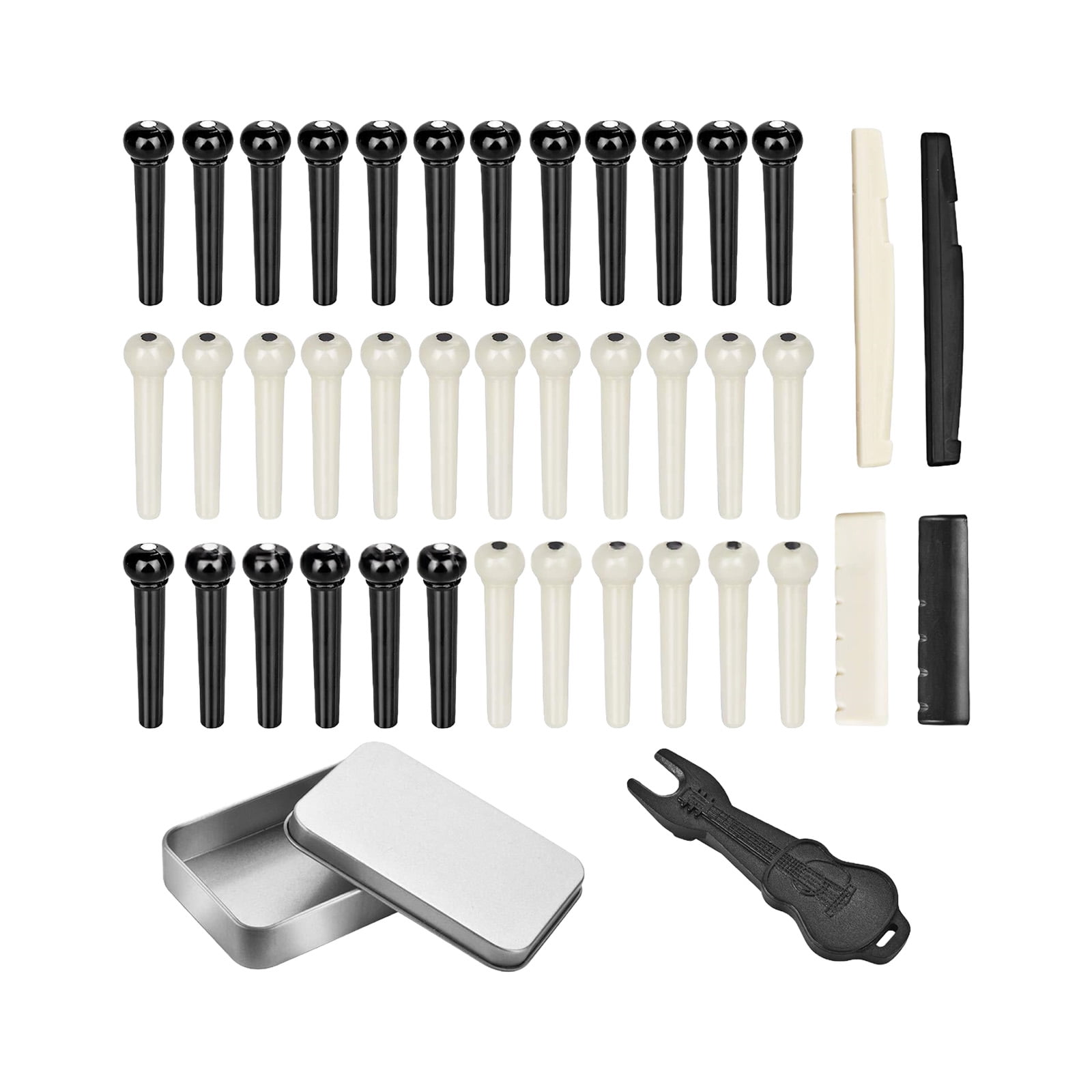 Professional Acoustic Guitar Bridge Pin Replacement Includes Pins ...