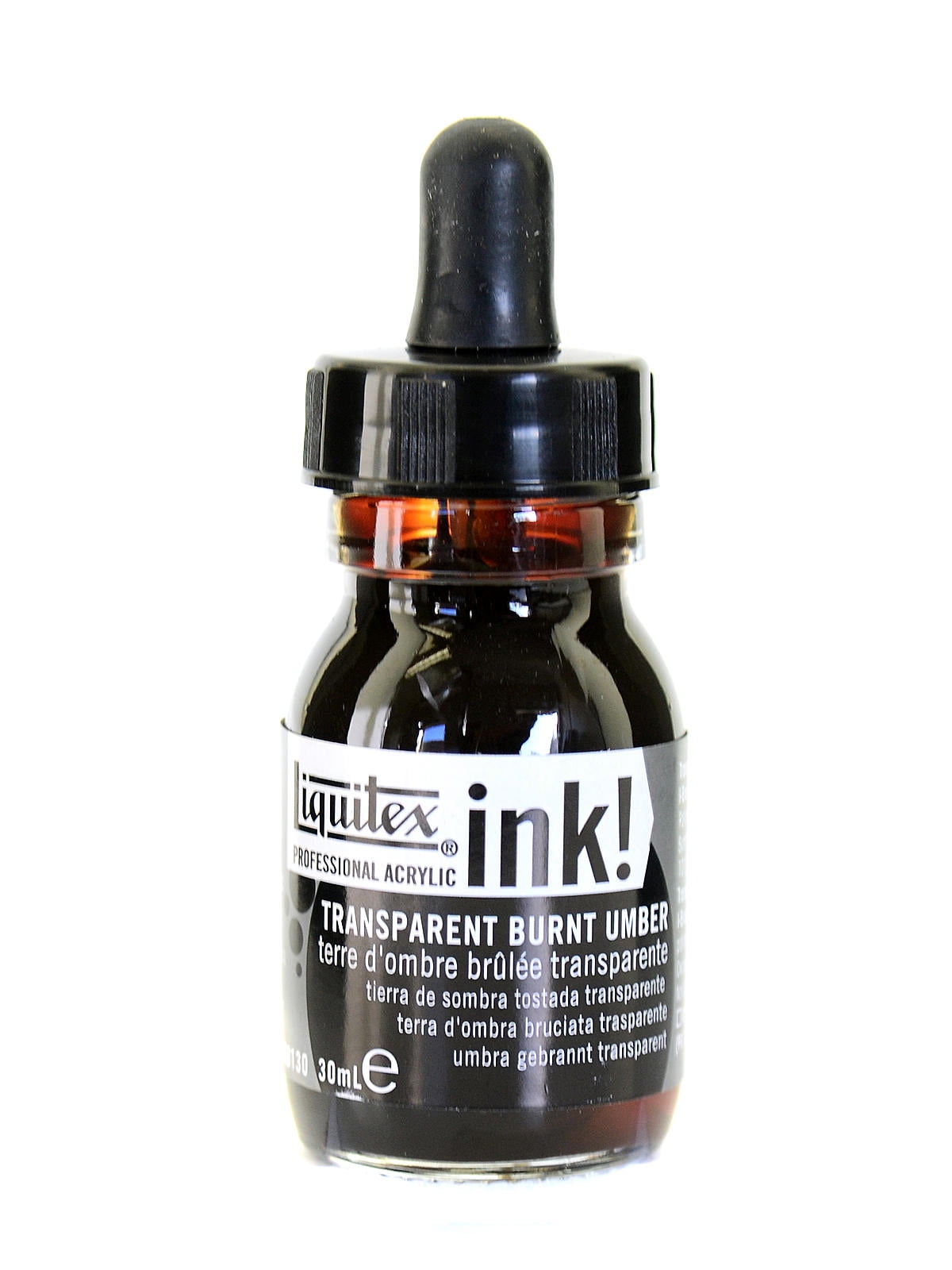 Professional Acrylic Inks transparent burnt umber, 130, 30 ml (pack of ...