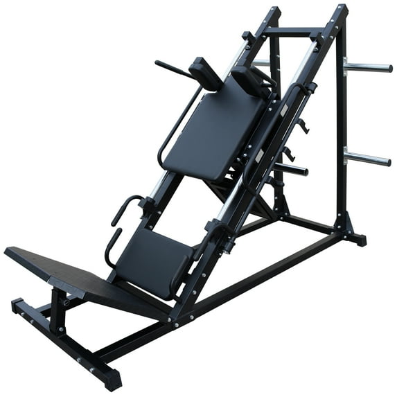 Professional Adjustable Leg Press Hack Squat Machine, Linear Bearing ...