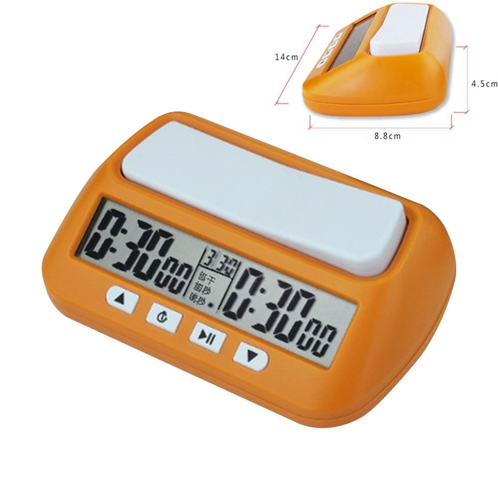 Professional Advanced Chess Digital Timer Chess Clock Count Up Down Board Games Clock Chessboard ...