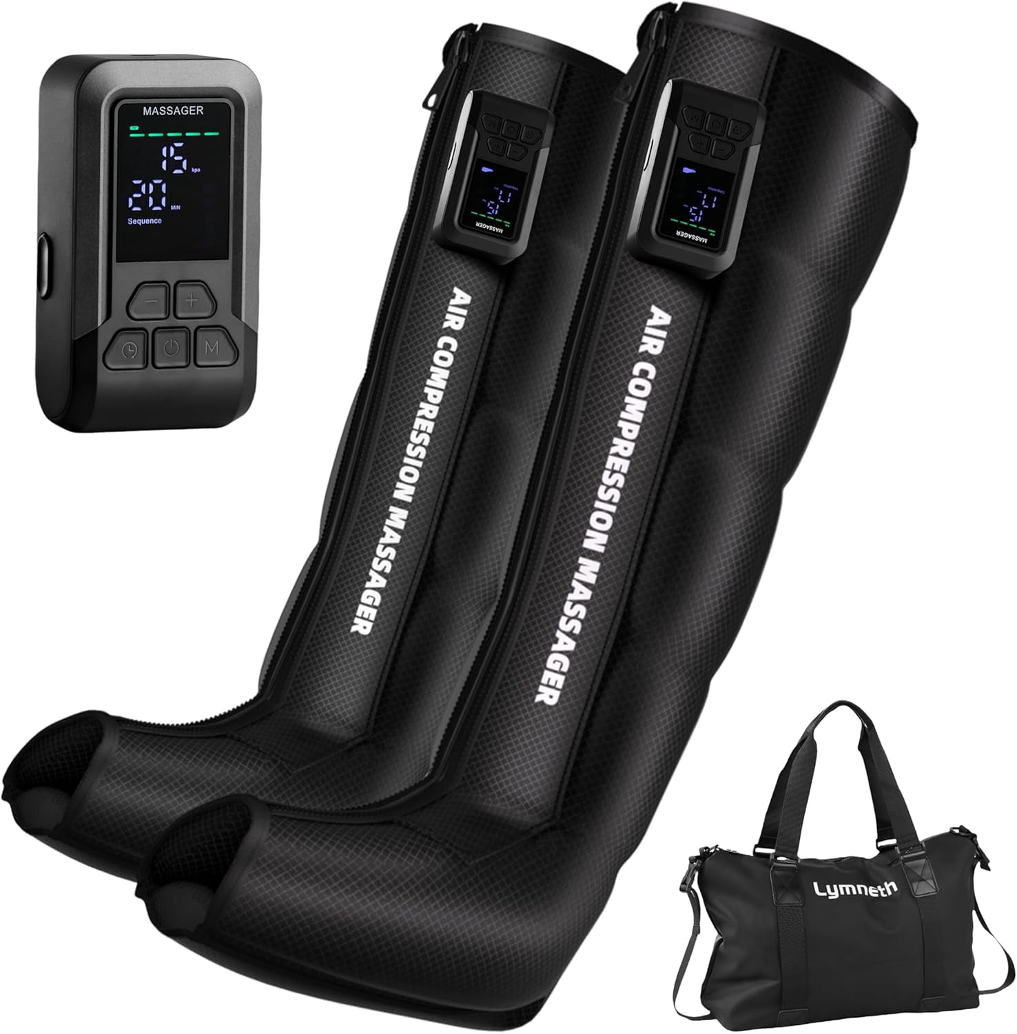 Professional Air Compression Leg Massager for Circulation and Pain ...