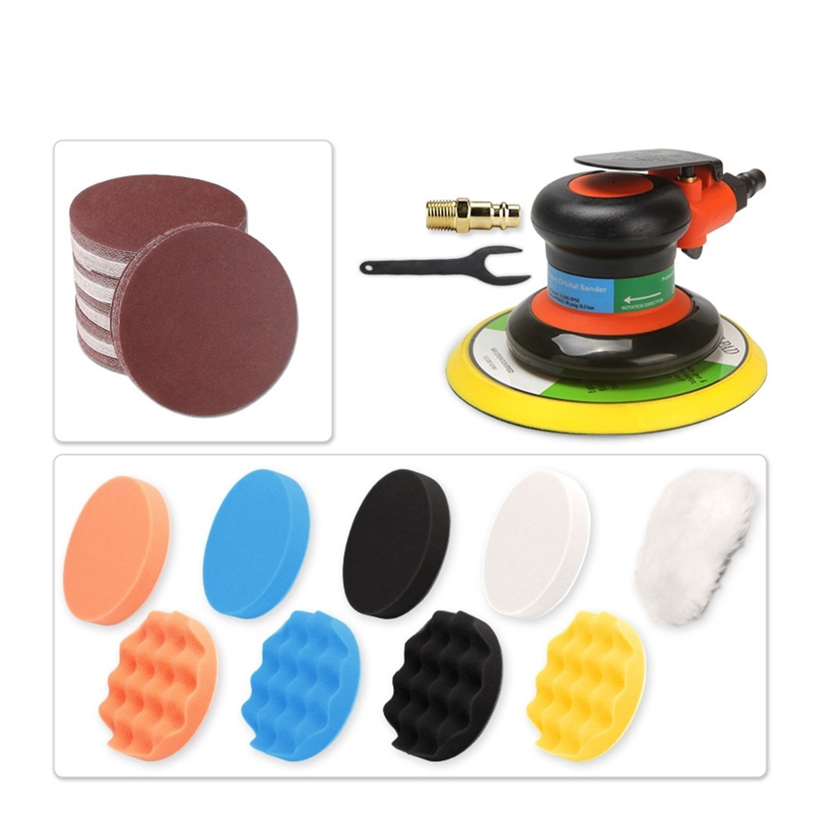 Professional Air Random Orbital Palm Sander, Polishing/Grinding Machine ...