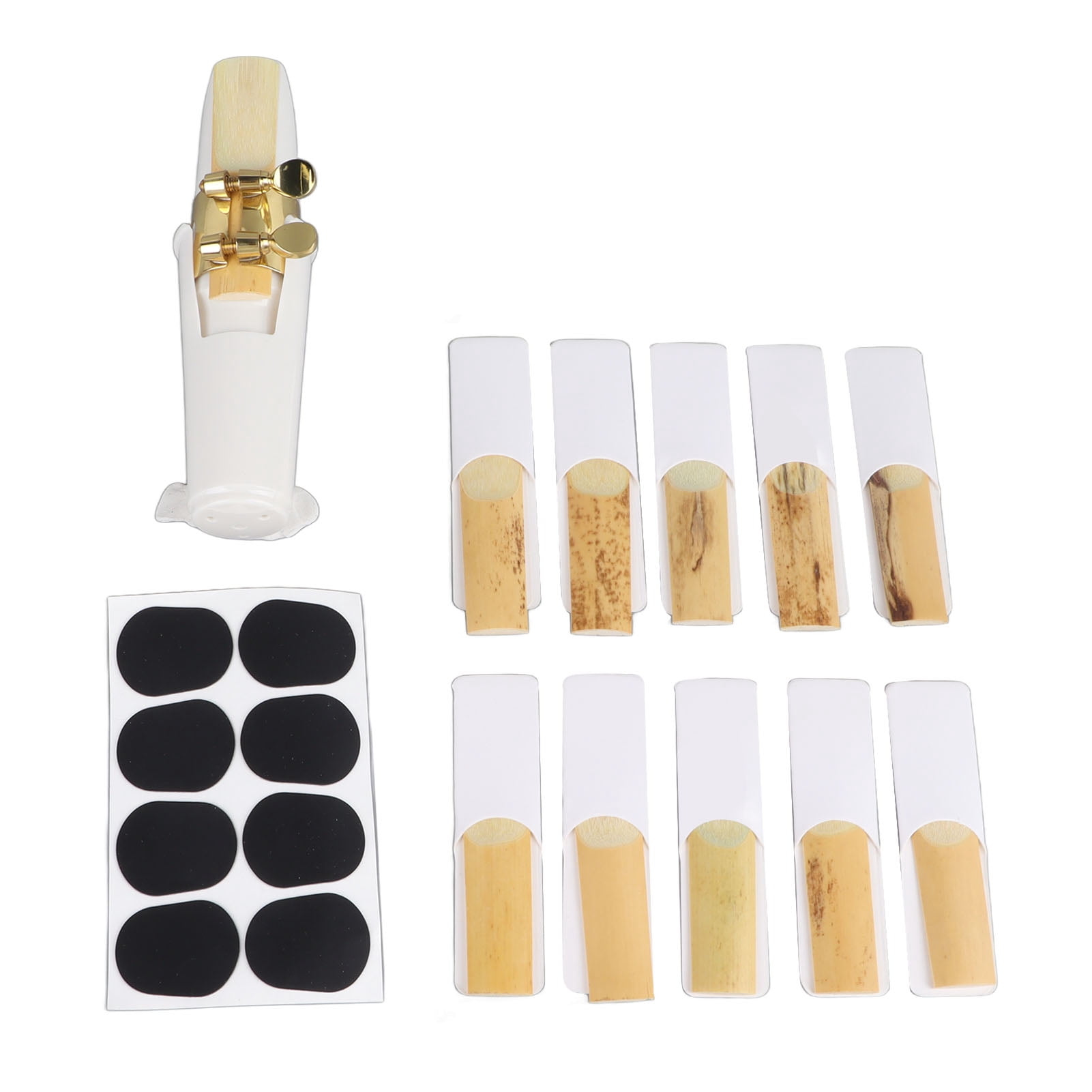 Professional Alto Sax Mouthpiece Kit, Complete Set with Reed Pads, Wind ...