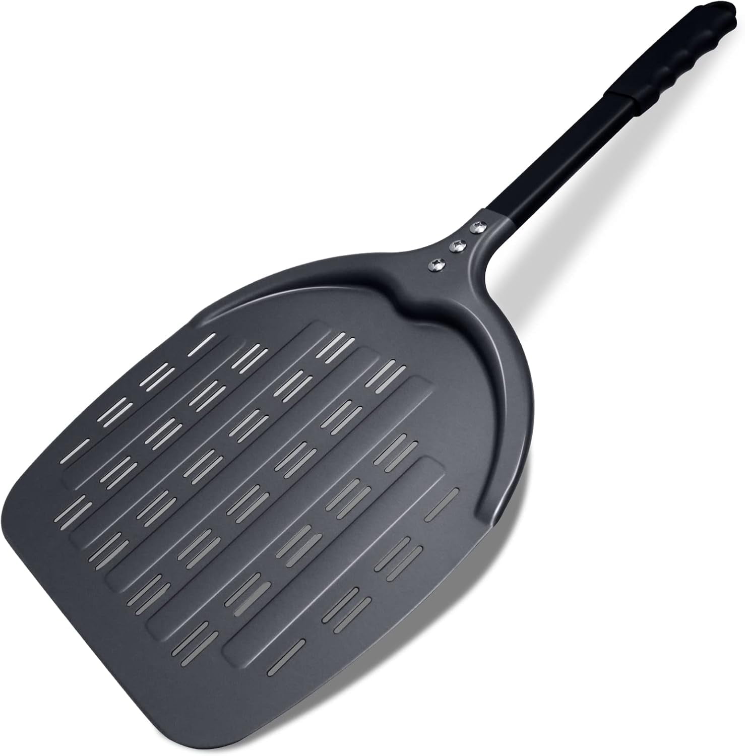 Professional Aluminum Pizza Paddle, 12 Inch Perforated, Restaurant ...