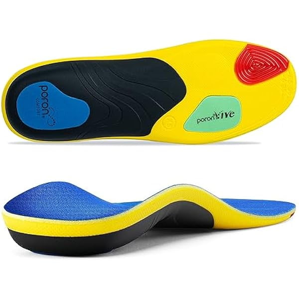 Professional Arch Support Sport Insoles for Women&Men,Plantar Fasciitis Running Shoe Inserts ...