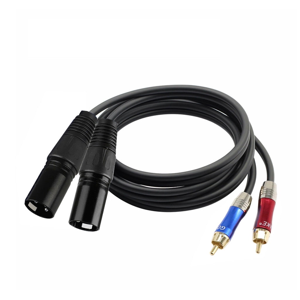 Professional Audio Link Cable Dual 5ft XLR Female/Male to RCA Male ...