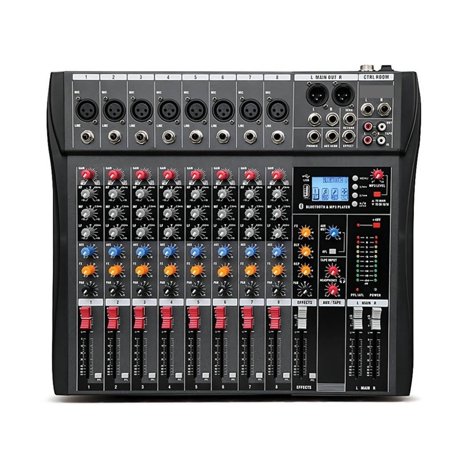 Professional Audio Mixer Computer Stage Recording USB Sound Card ...