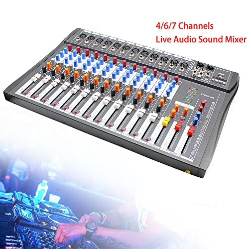 Professional Audio Mixer, Sound Board Console For Computer Recording, Mixer Audio 12-Channel ...