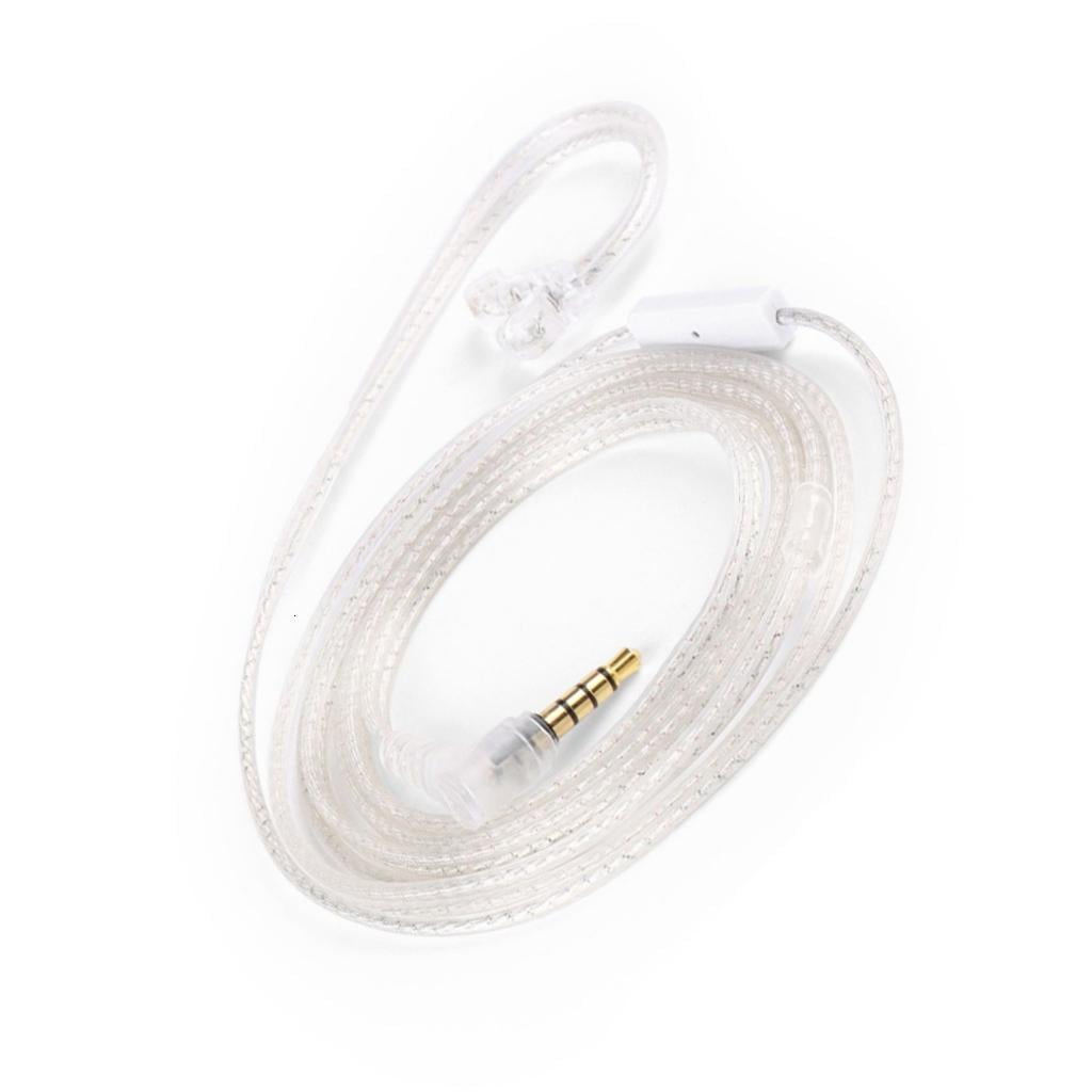 Professional Audiophiles 0.75mm Pin Silver Plate Earphone Cable for ...