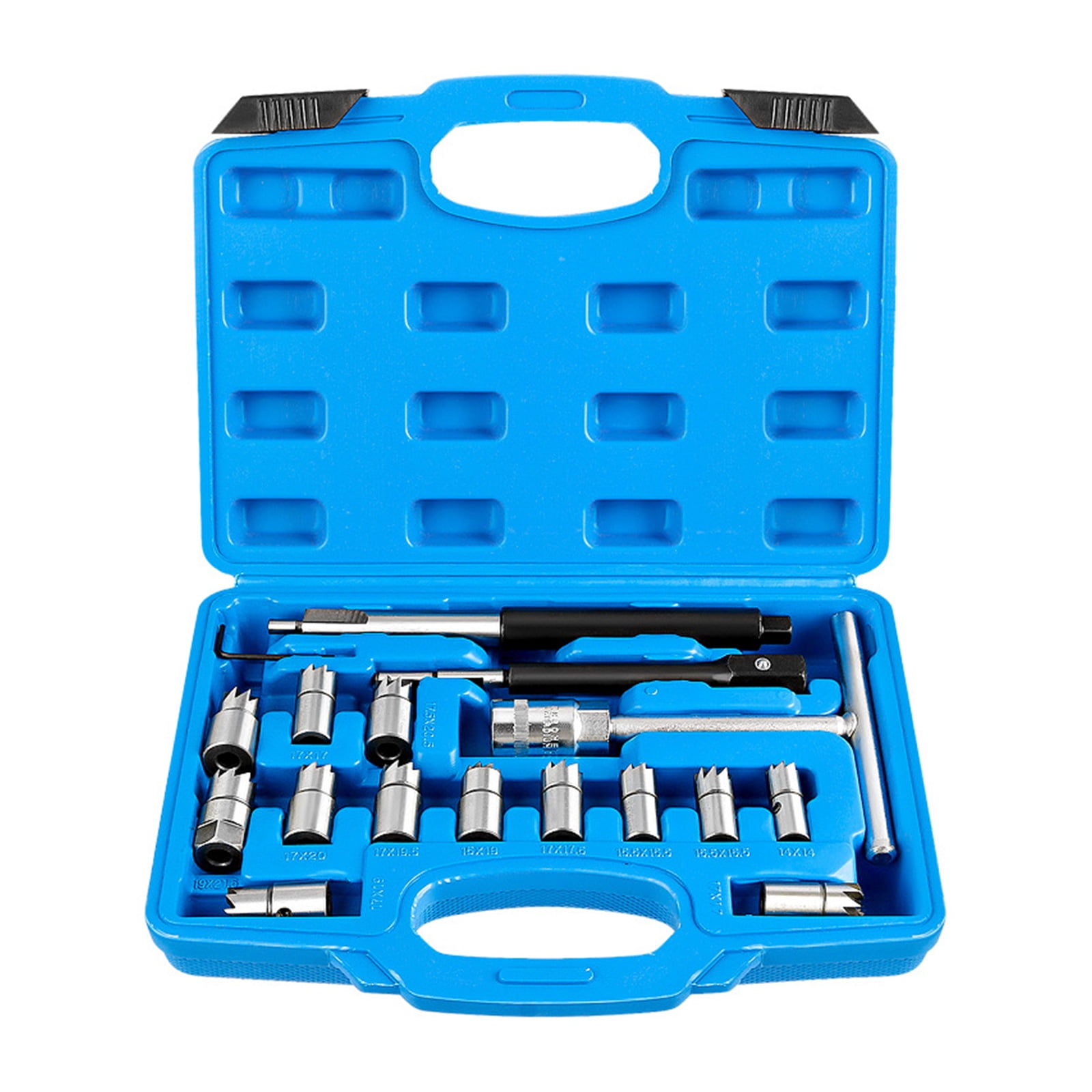 Professional Automotive Fuels Injectors Cleaning Set 17pcs Reamer Set ...