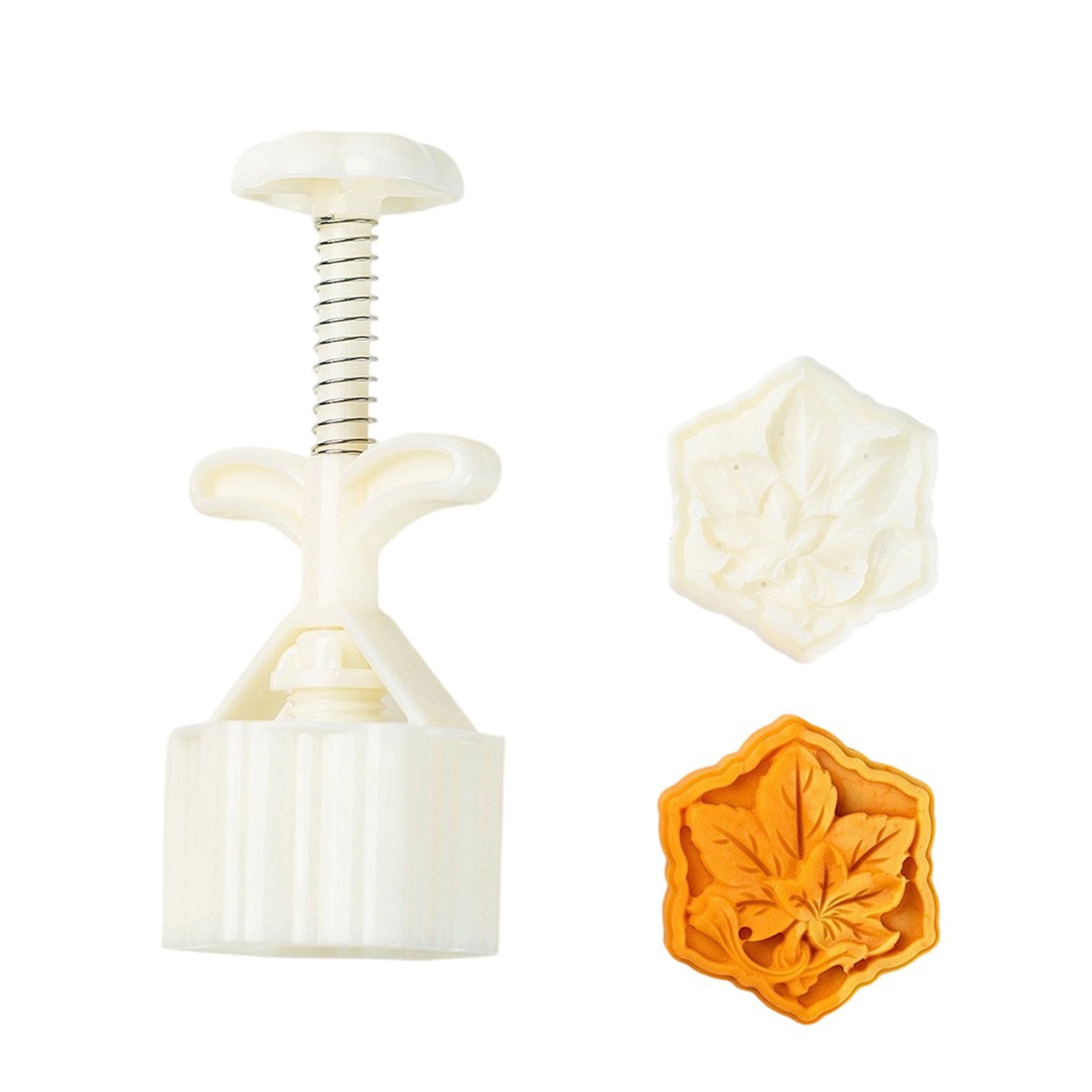 Professional Autumn Fall Hexagon Shape Cake Press Molds Easy Hand ...