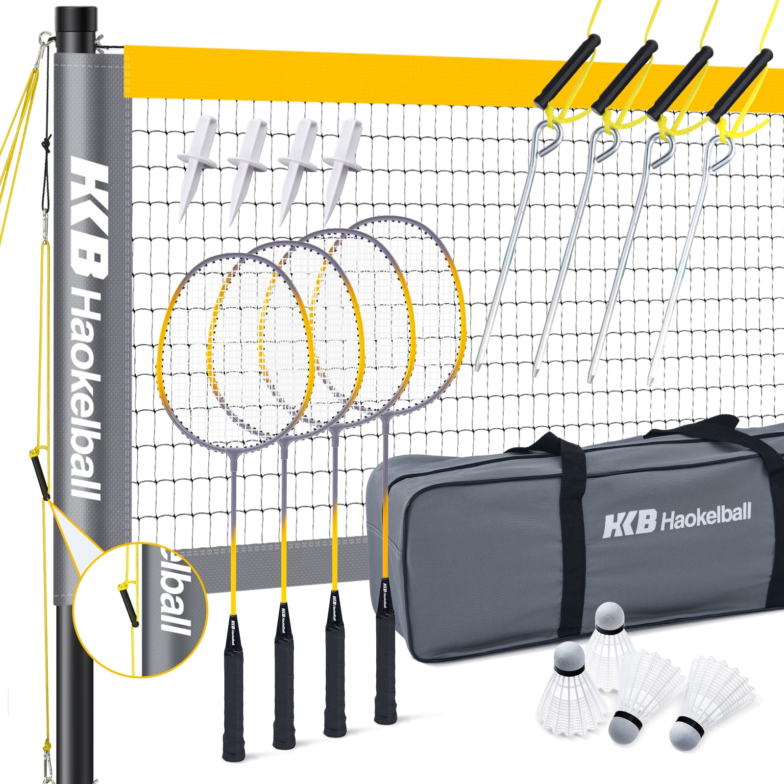 Professional Badminton Set Badminton Sets for Backyards with Net ...