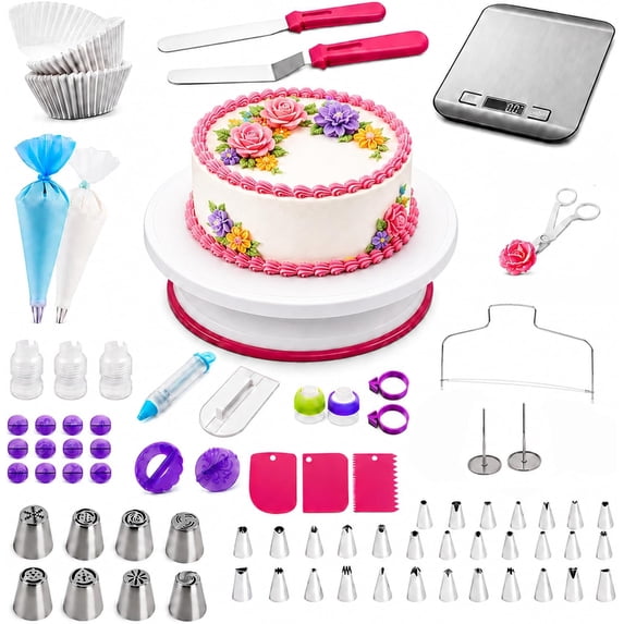 Professional Baking Decoration Kit - with Digital scale, Complete 244 ...