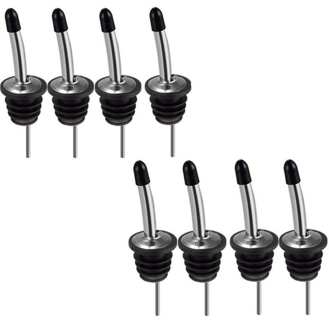 Professional Bar Accessories, 8 Pack Multi-Use Bottle Pourers ...