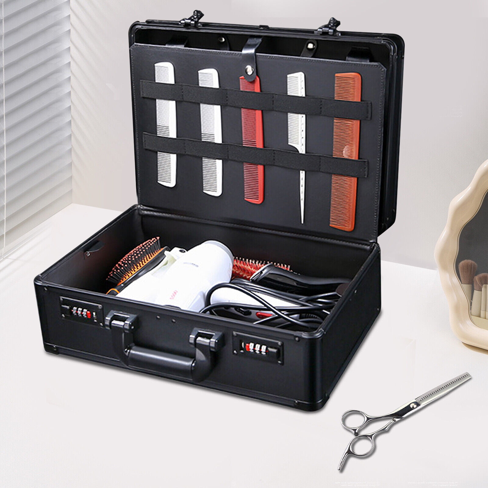 Professional Barber Carrying Case for Hair Stylist & Pet Groomer ...