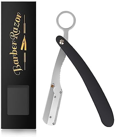 Professional Barber Straight Edge Razor, Men's Straight Shaving Razors ...