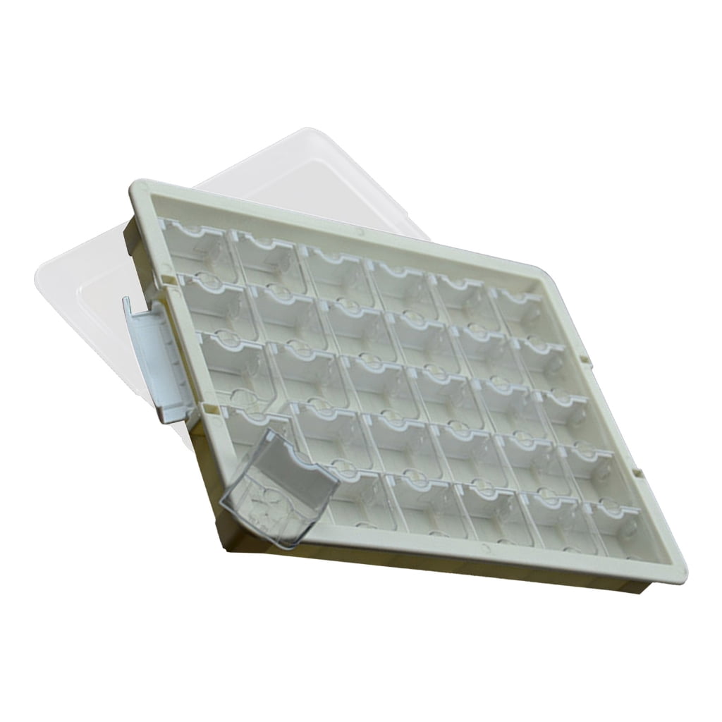 Professional Bead Sorting Tray with Transparent Lid Jewelry Storage ...