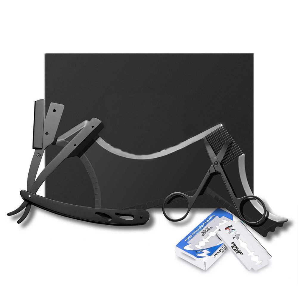 Professional Beard Shaper Kit for Precision Lineup - 5-Piece Set with ...