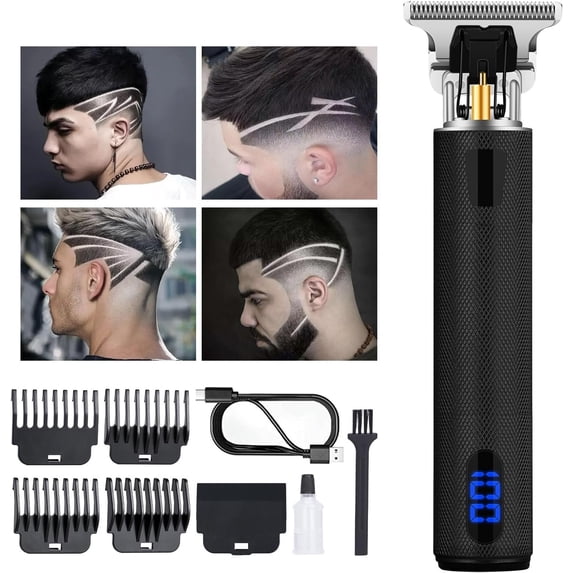 Professional Beard Trimmer for Men, Hair Clippers with 4 Limit Combs ...
