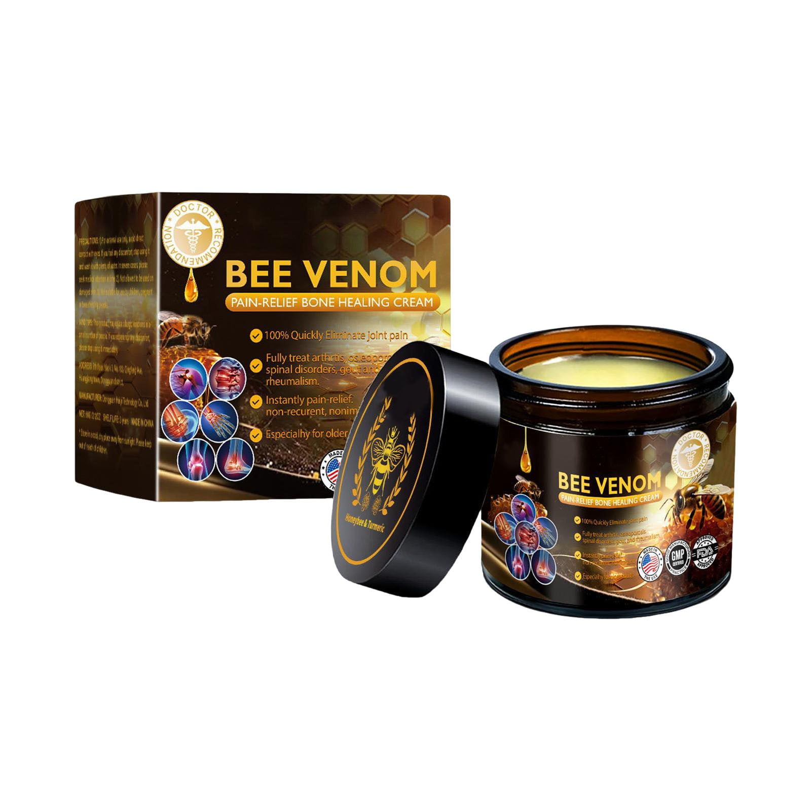 Professional Bee Cream Bee Skin Regeneration Cream Natural Bee Ointment ...