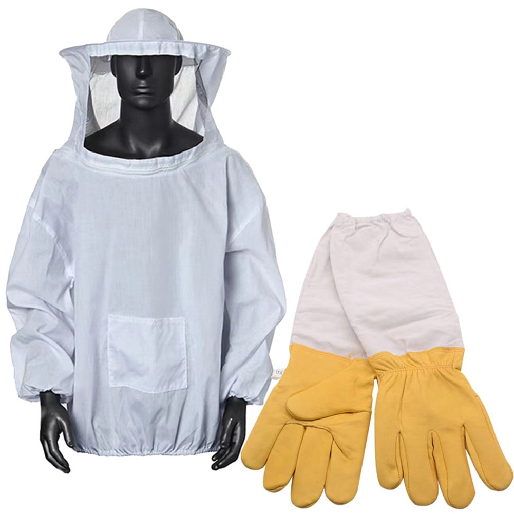 Professional Beekeepers Bee Proof Suit with Bee Proof Gloves - Walmart.com