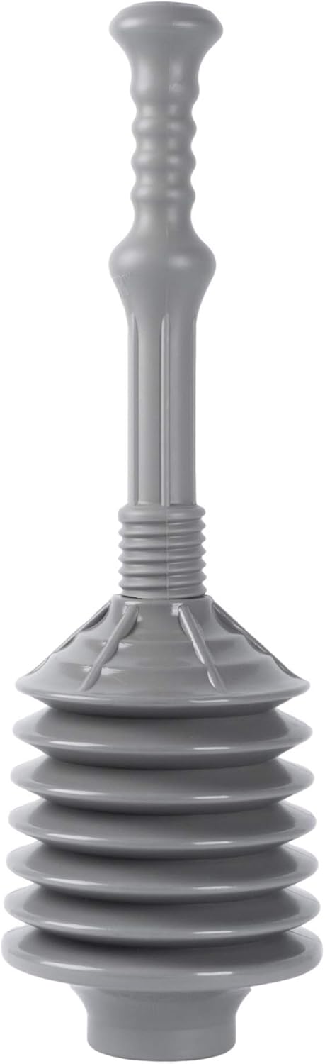 Professional Bellows Accordion Toilet Plunger, High Pressure Thrust ...