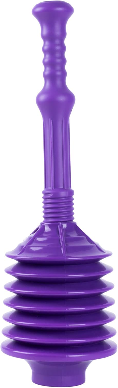 Professional Bellows Accordion Toilet Plunger, High Pressure Thrust ...