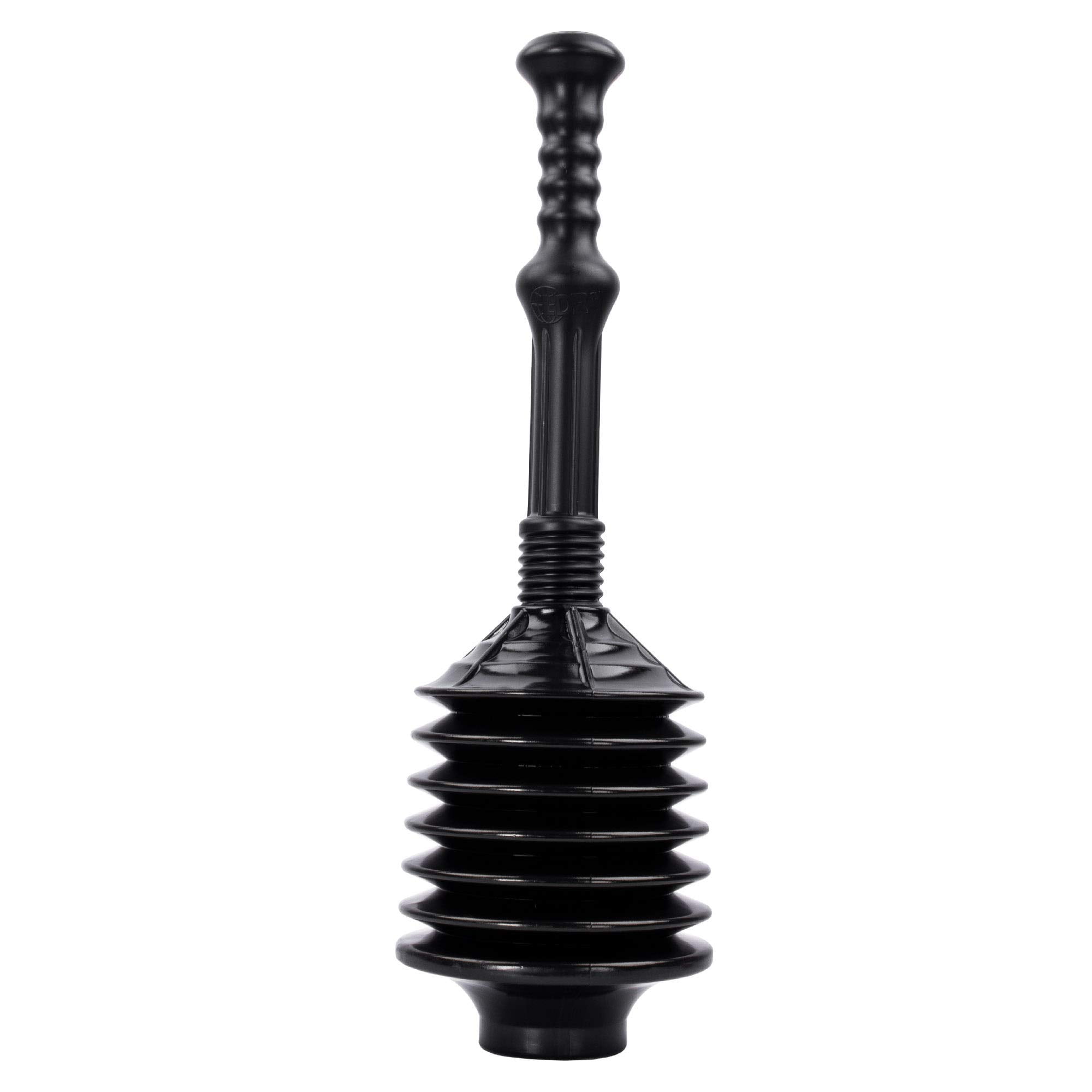 Professional Bellows Toilet Plunger, High Pressure Thrust for Stubborn ...