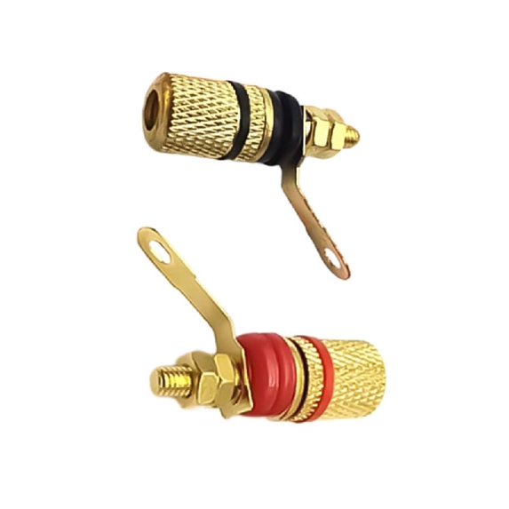 Professional Binding Post Nut Banana Plug Connectors For 4mm Banana ...