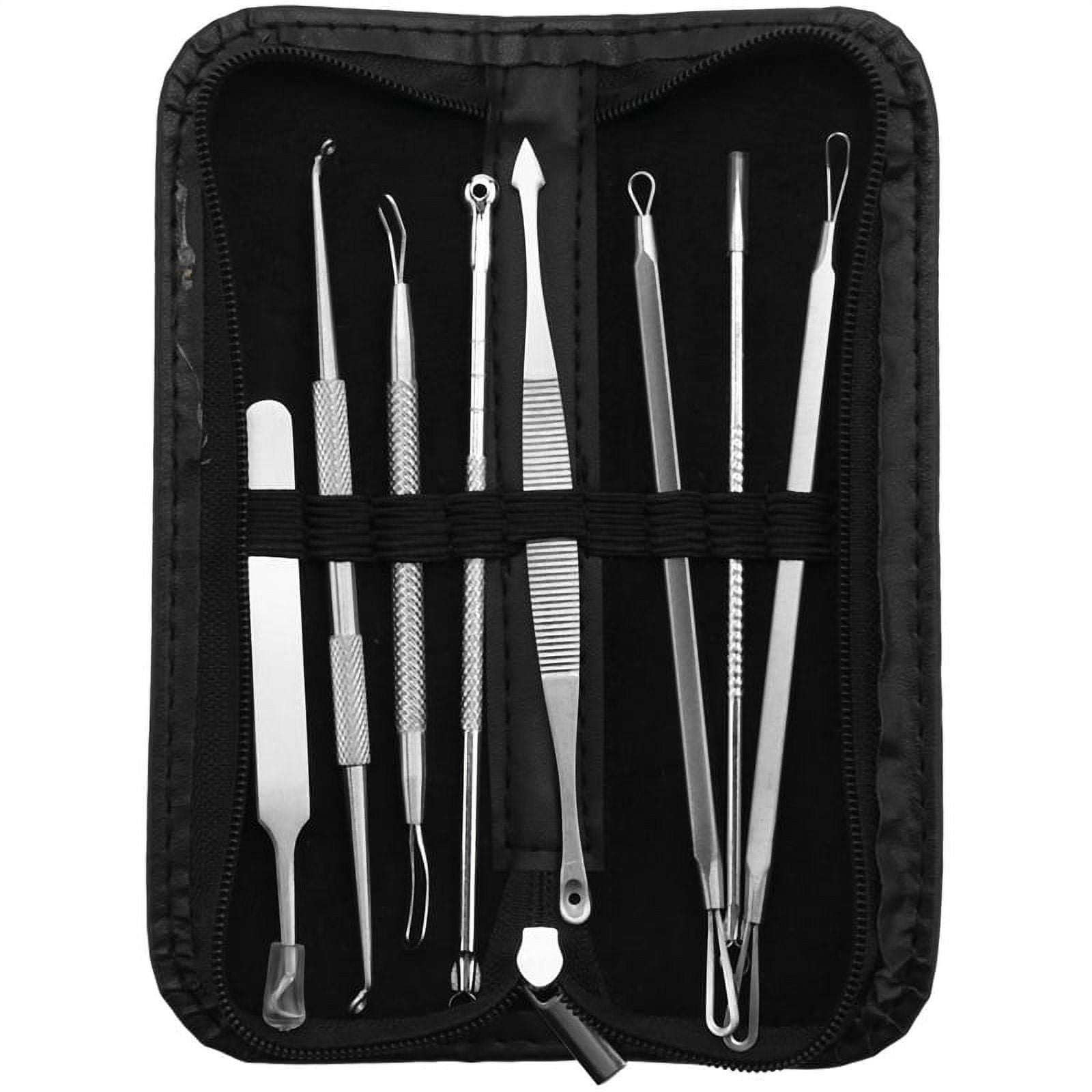 Professional Black Remover Tool Kit Stainless Steel Blackhead Acne ...