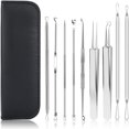 Professional Blackhead Remover Tool Kit - 9-Piece Stainless Steel ...