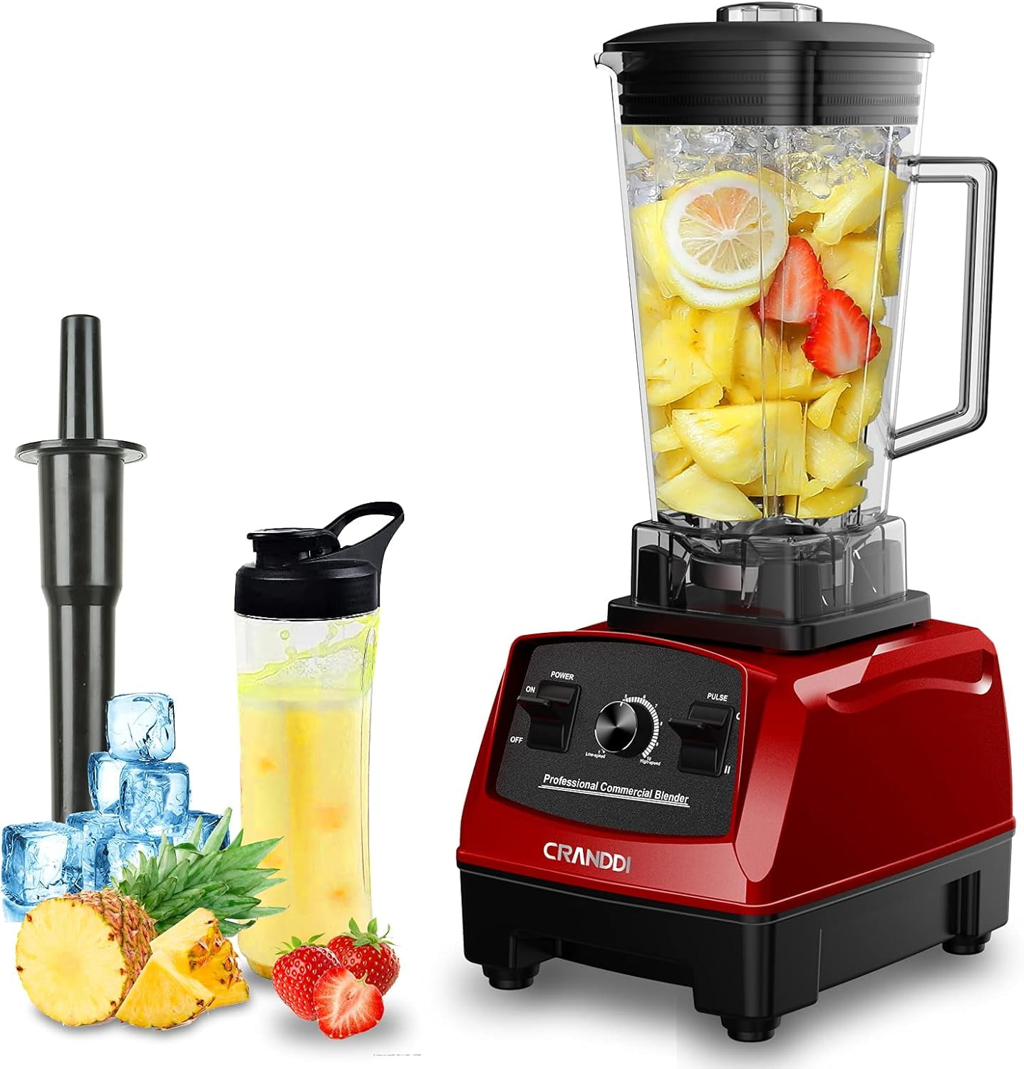 Professional Blender, 1500 Watt Commercial Blenders for Kitchen with ...
