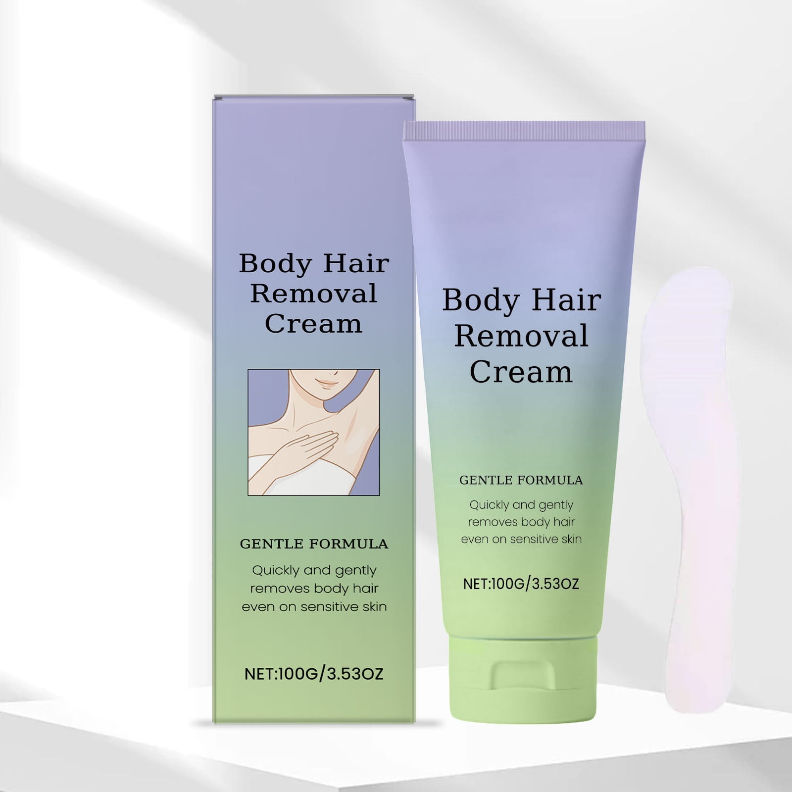 Professional Body Hair Removal Cream for Sensitive Skin - Painless ...