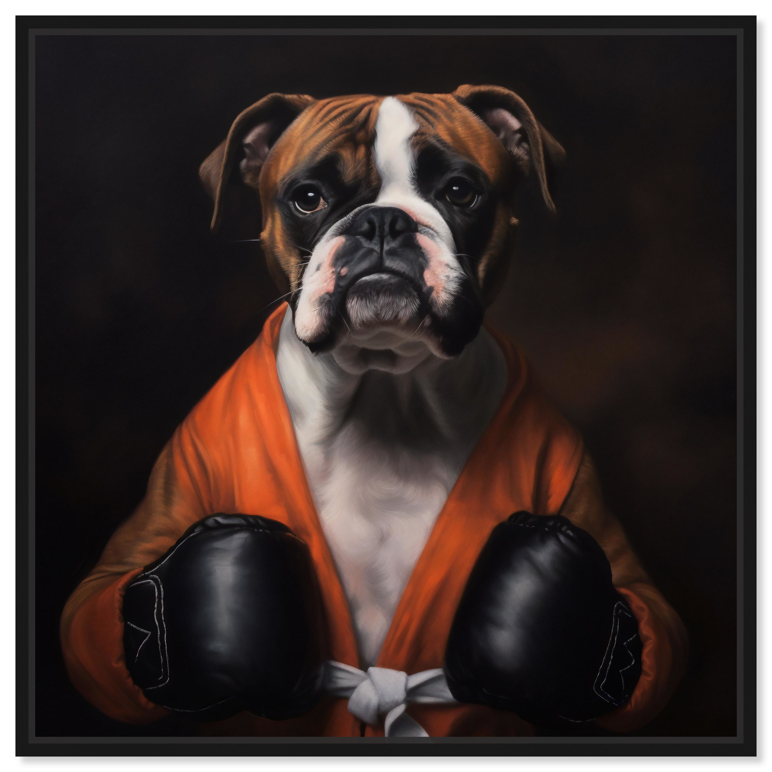 Professional Boxer Box Inspired Print Man Cave Canvas Wall Art by ...