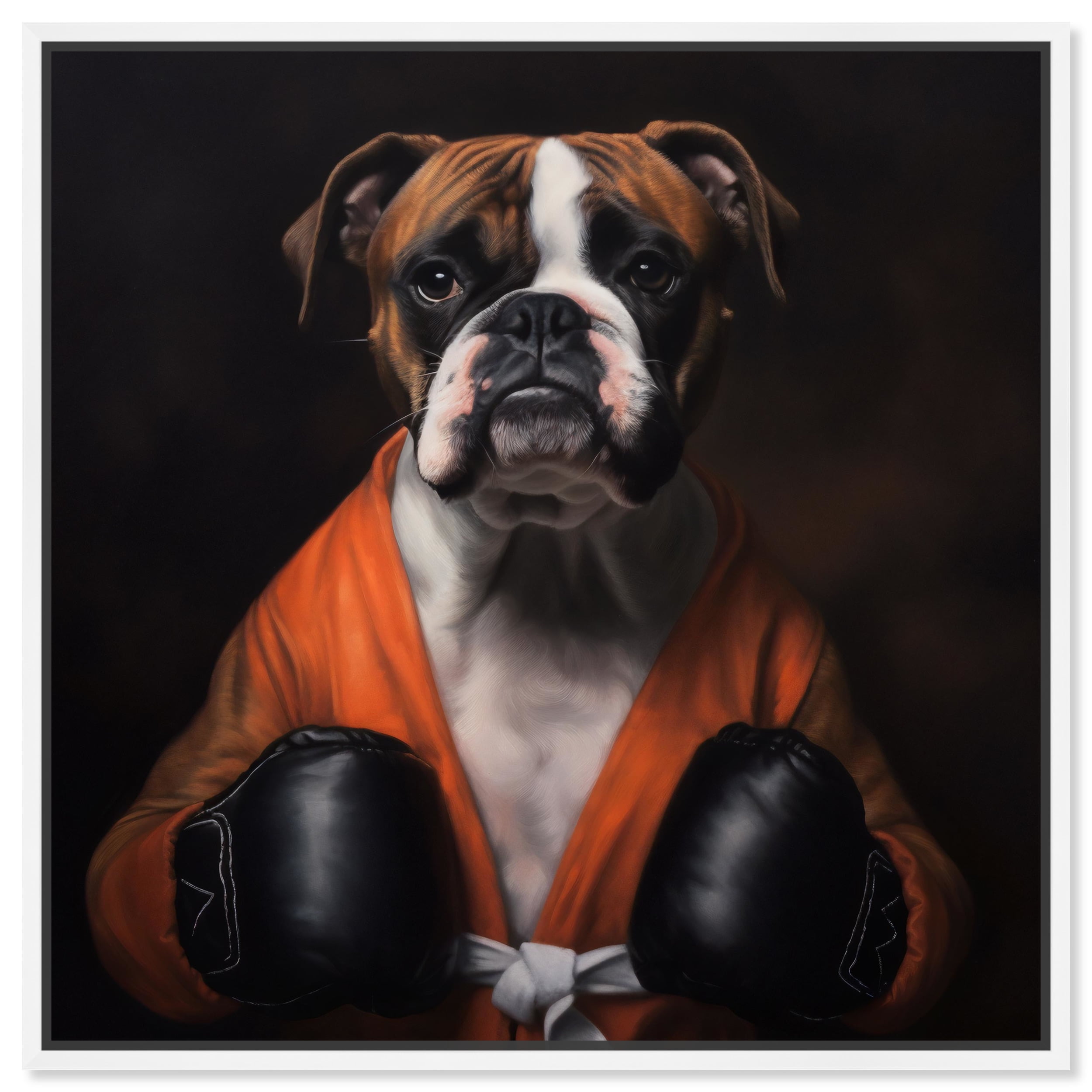 Professional Boxer Box Inspired Print Man Cave Canvas Wall Art by ...