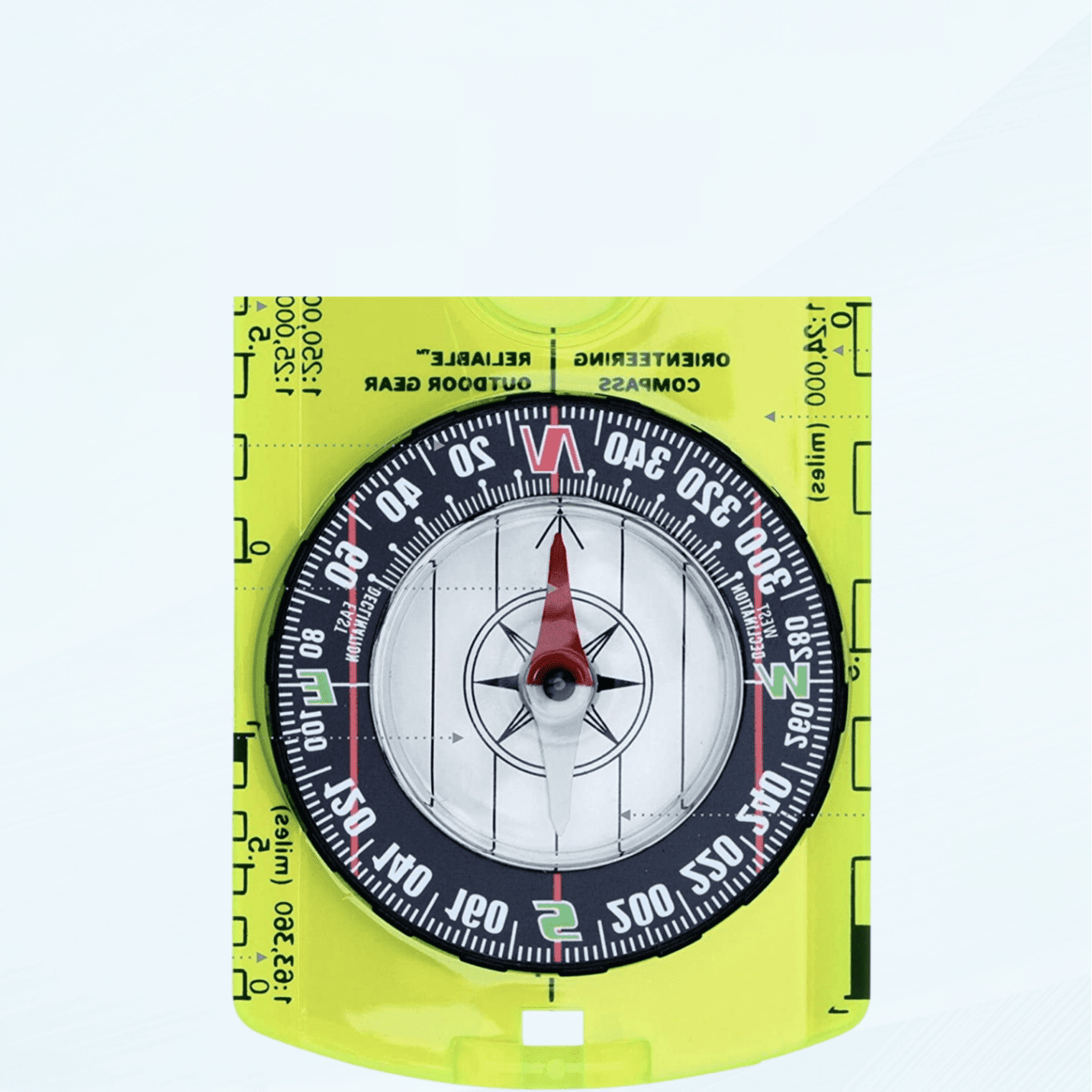 Professional Boy Scout Compass - Liquid Filled, Rotating Bezel ...