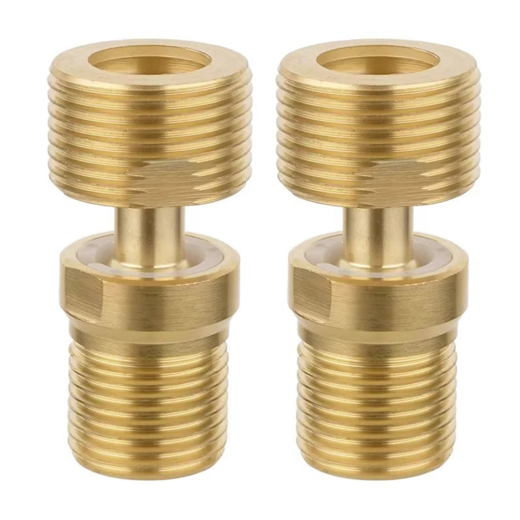 Professional Brass Pipe Coupling Angled Curved Foot Thread Adapters ...