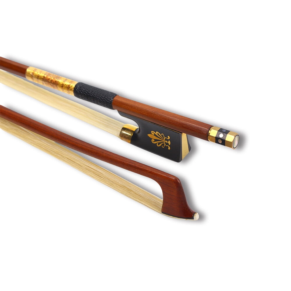 Professional Brazilwood Violin Bow with Ebony Frog Rich Sound - Walmart.com
