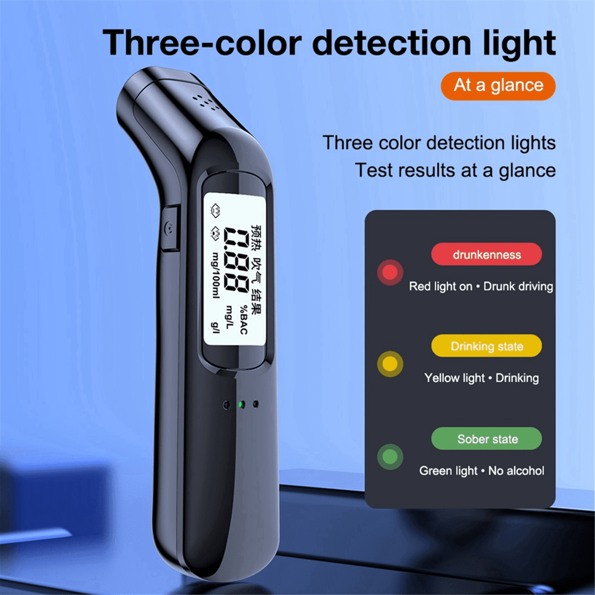 Professional Breathalyzer with High Accuracy Non-Contact Alcohol Tester ...
