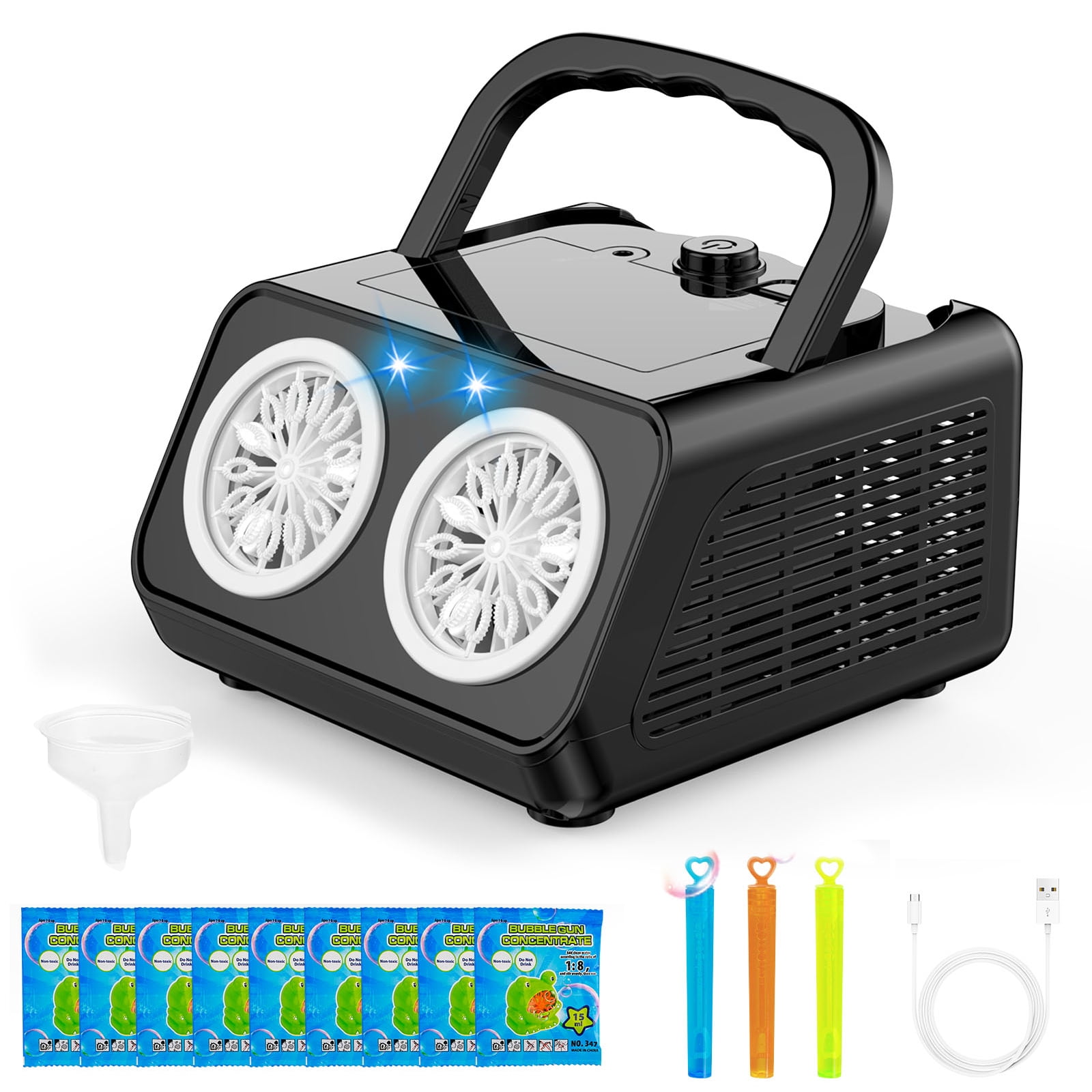 Professional Bubble Machine - 16000+ Bubbles Per Minute Bubble Blower ...